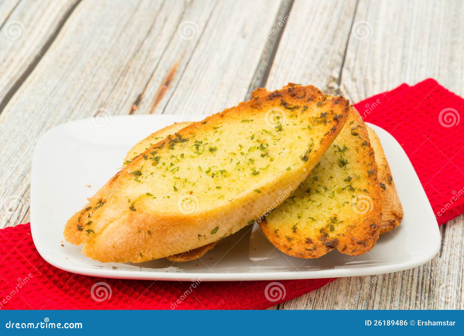 Het brood van het knoflook stock foto. Image of maaltijd - 26189486