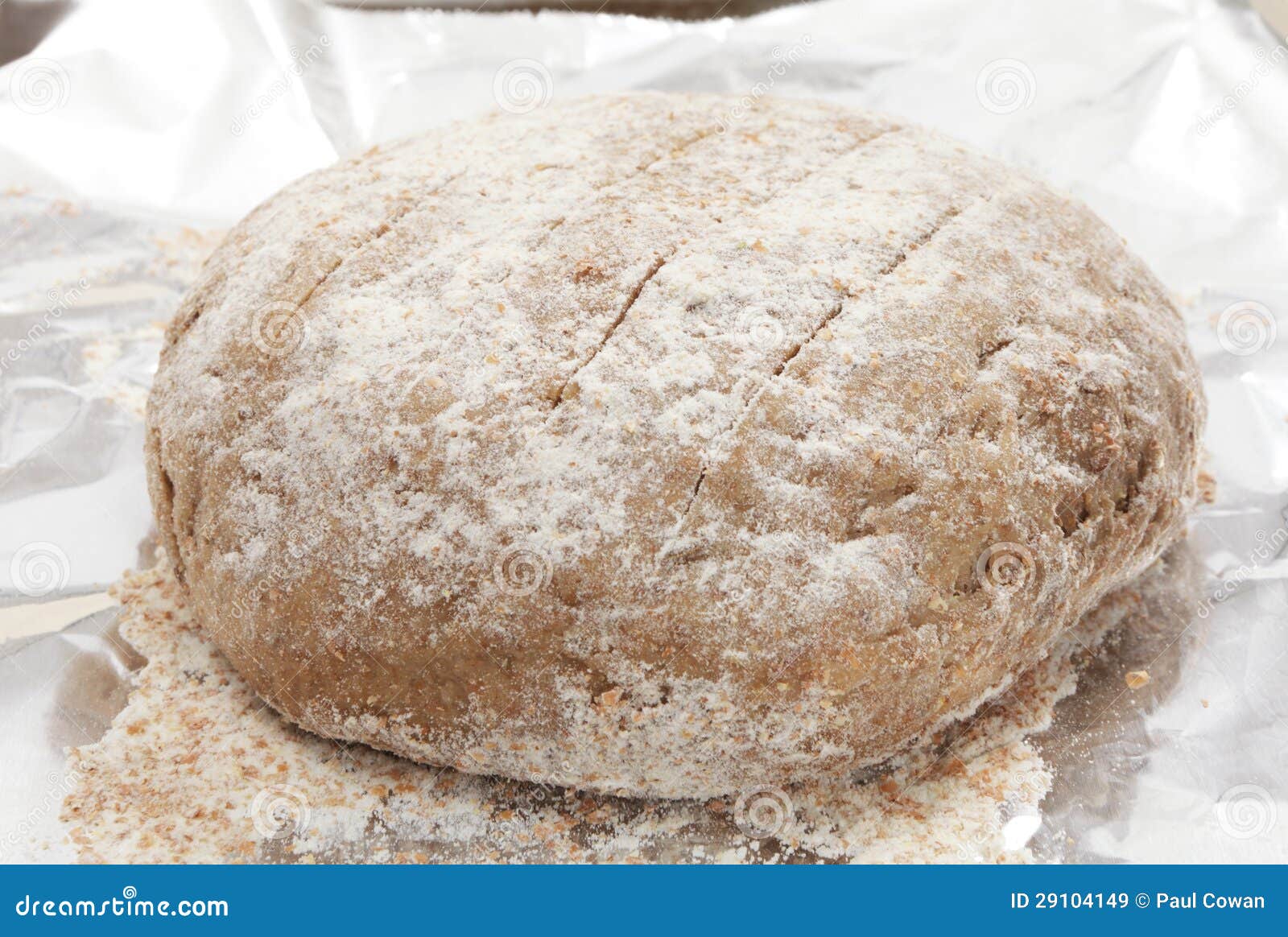 Het Brooddeeg Van De Rogge Het Toenemen Stock Afbeelding - Image of ...