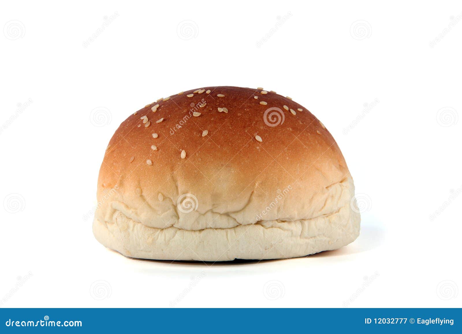 Het Broodje/het Brood Van De Hamburger Stock Afbeelding - Image of ...