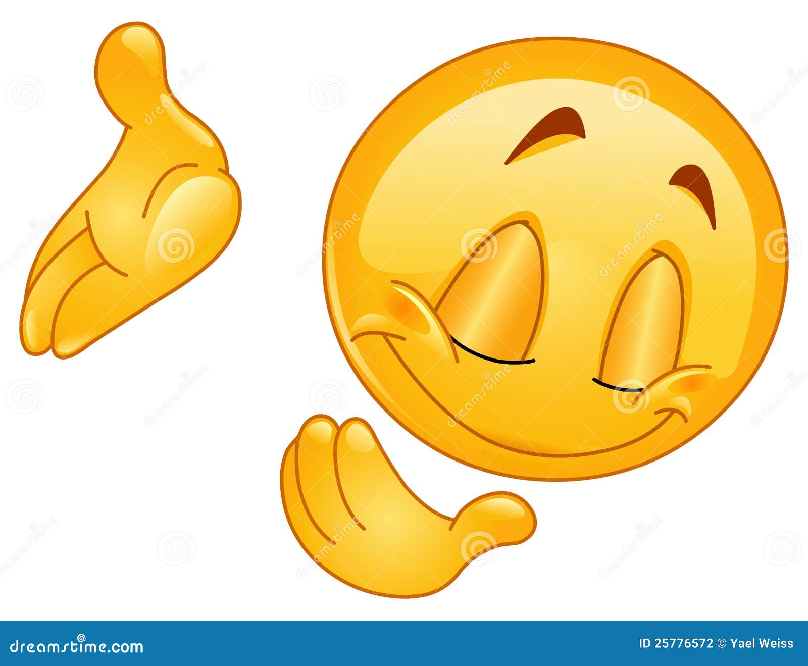 Het Buigen Onderaan Emoticon Vector Illustratie - Illustration of ...