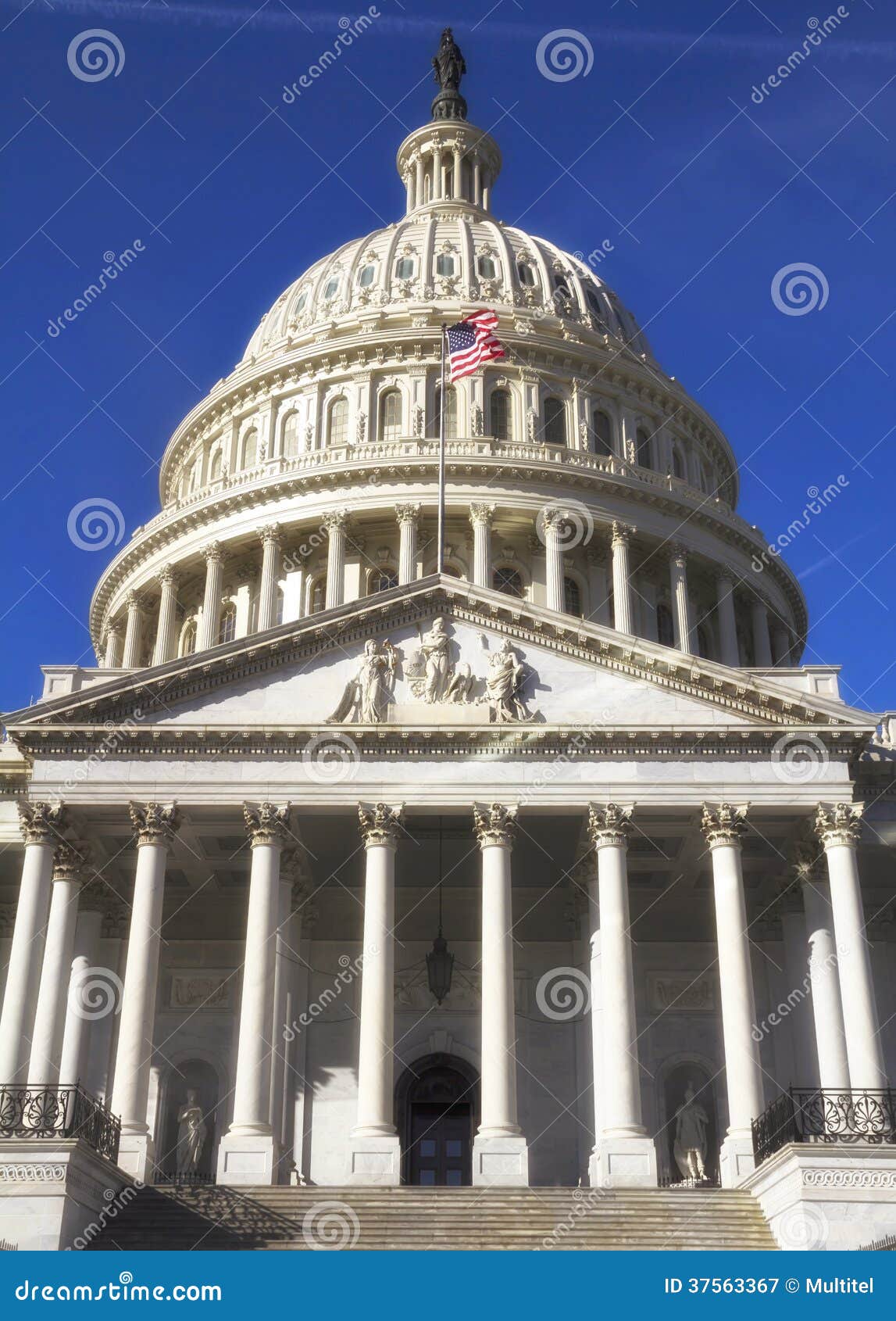 Het Capitool Gebouw-Washington Gelijkstroom Van De V.S. Stock ...