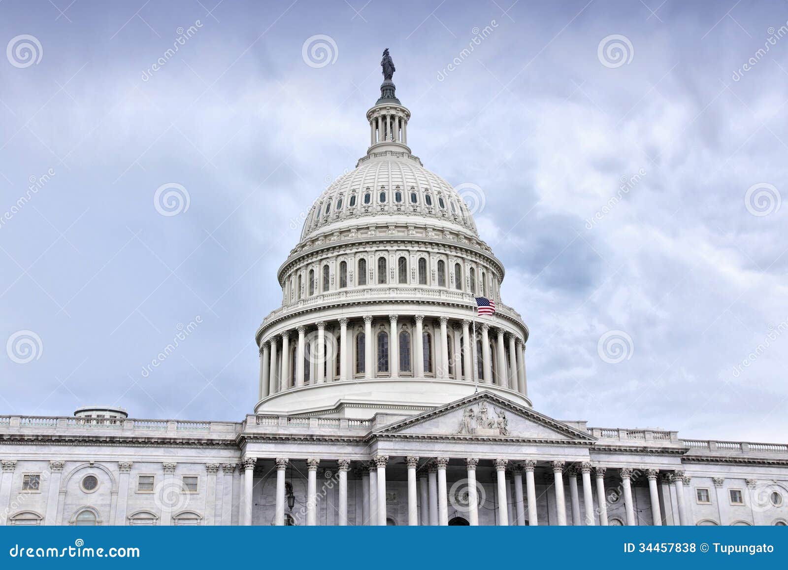 Het Capitool van de V.S. stock foto. Image of buitenkant - 34457838