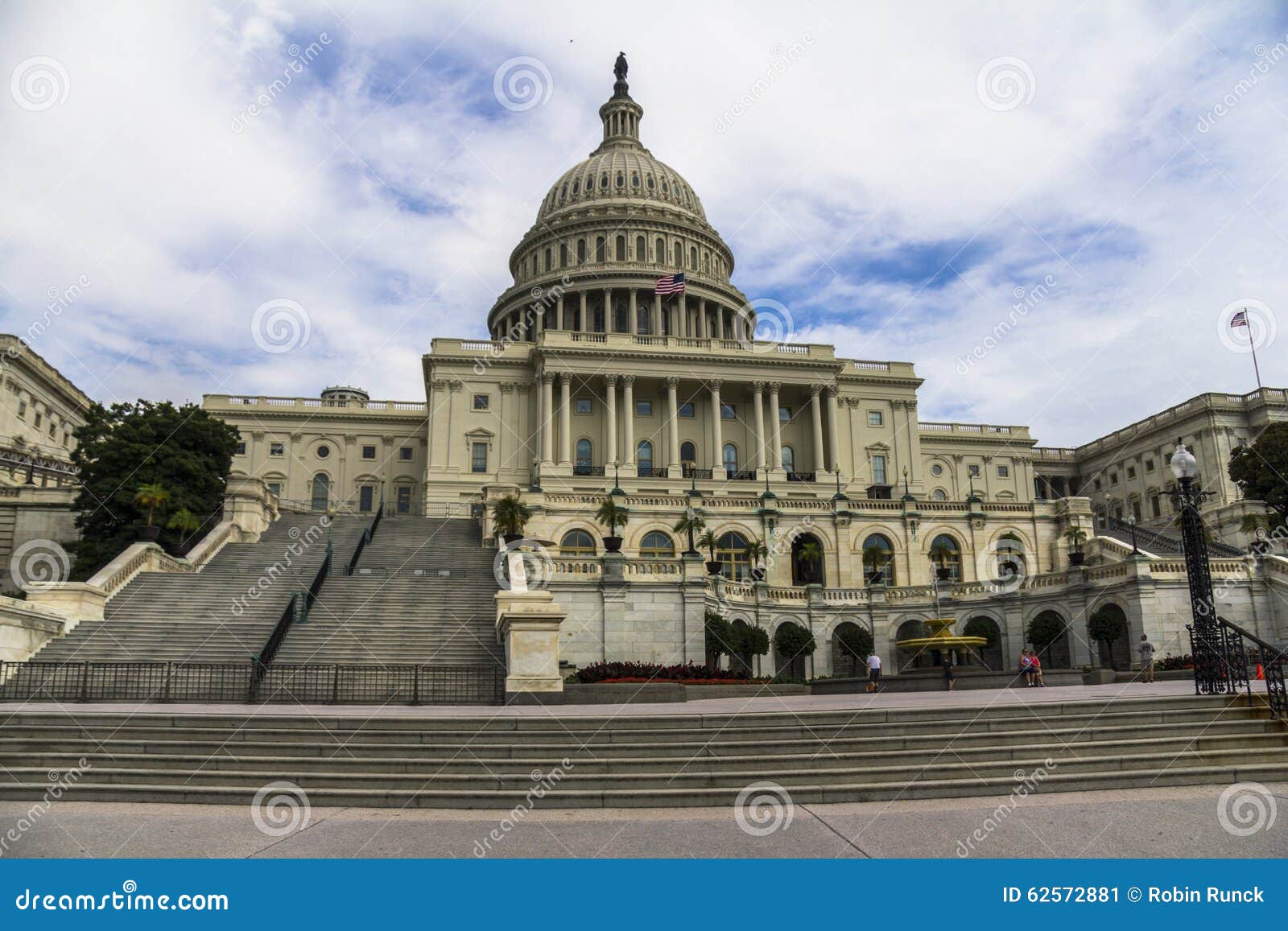 Het Capitool Van De V.S. in Washington Stock Afbeelding - Image of ...
