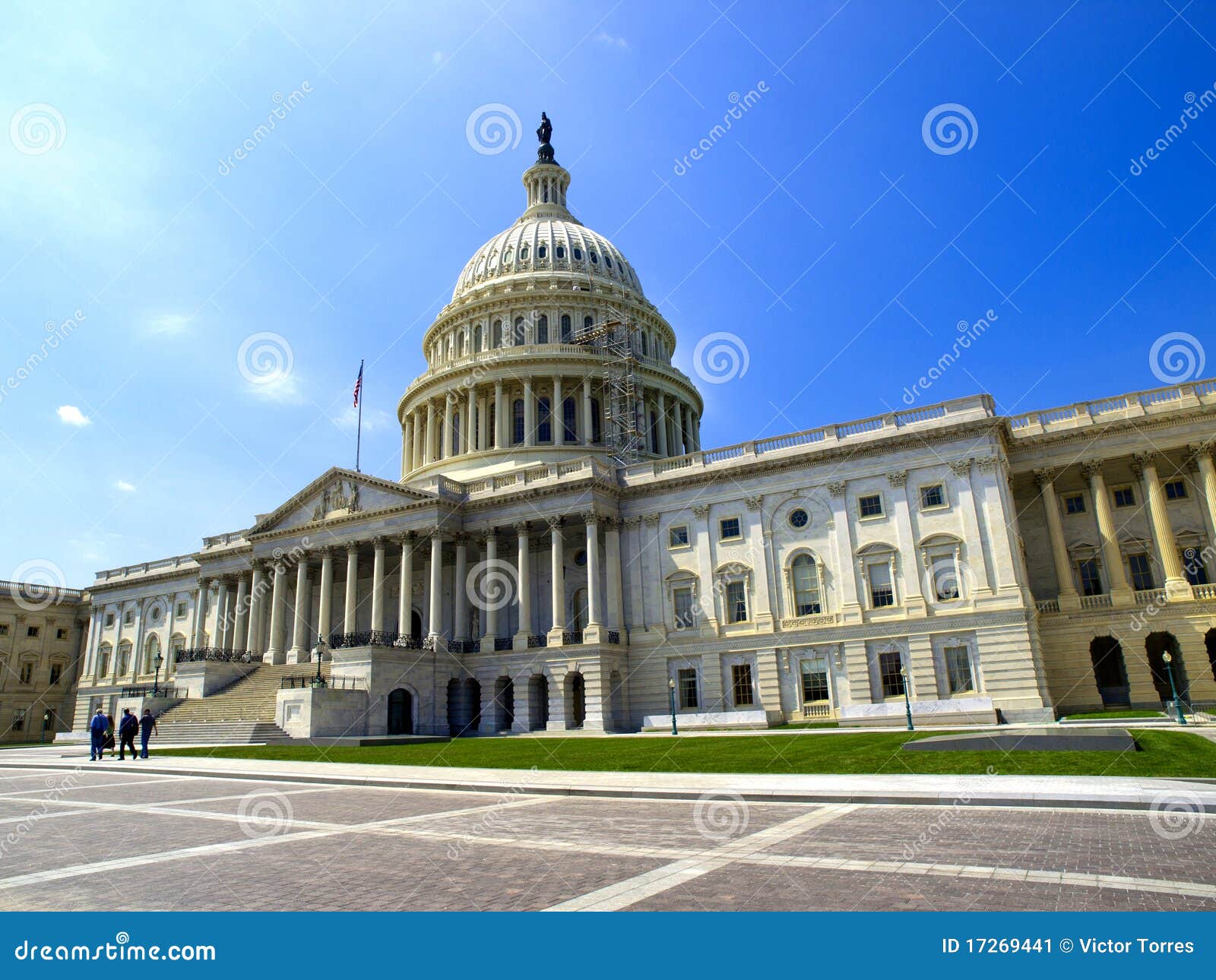 Het Capitool Van De V.S., Washington DC Stock Afbeelding - Image of ...
