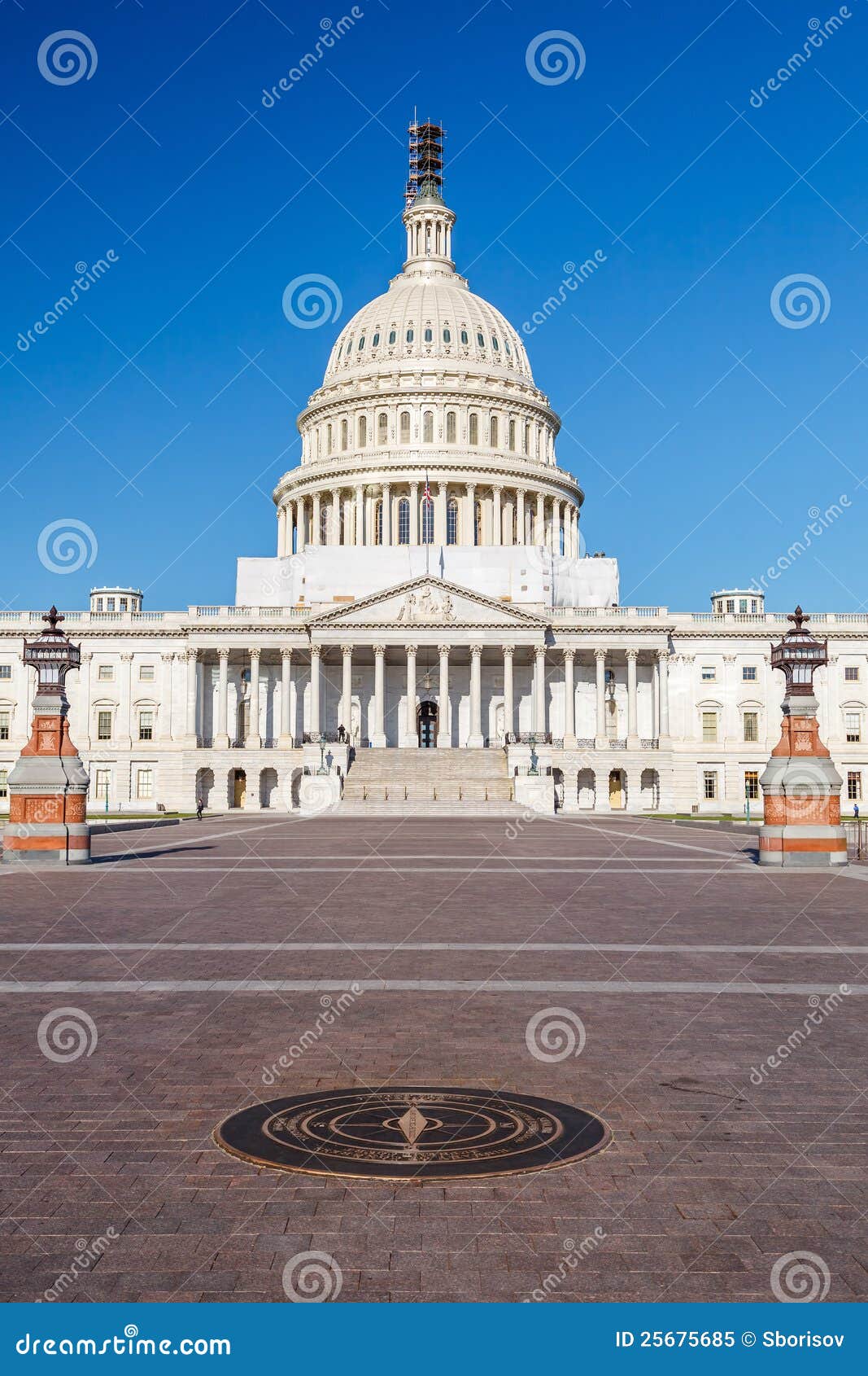 Het Capitool Van De V.S., Washington DC Stock Afbeelding - Image of ...