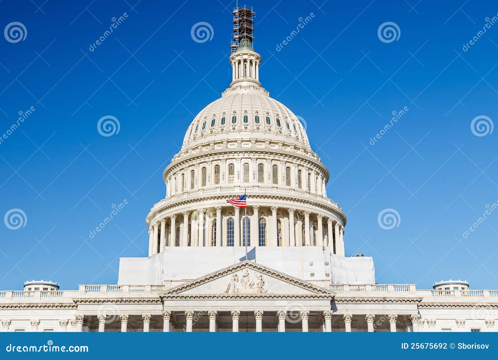 Het Capitool Van De V.S., Washington DC Stock Foto - Image of senaat ...