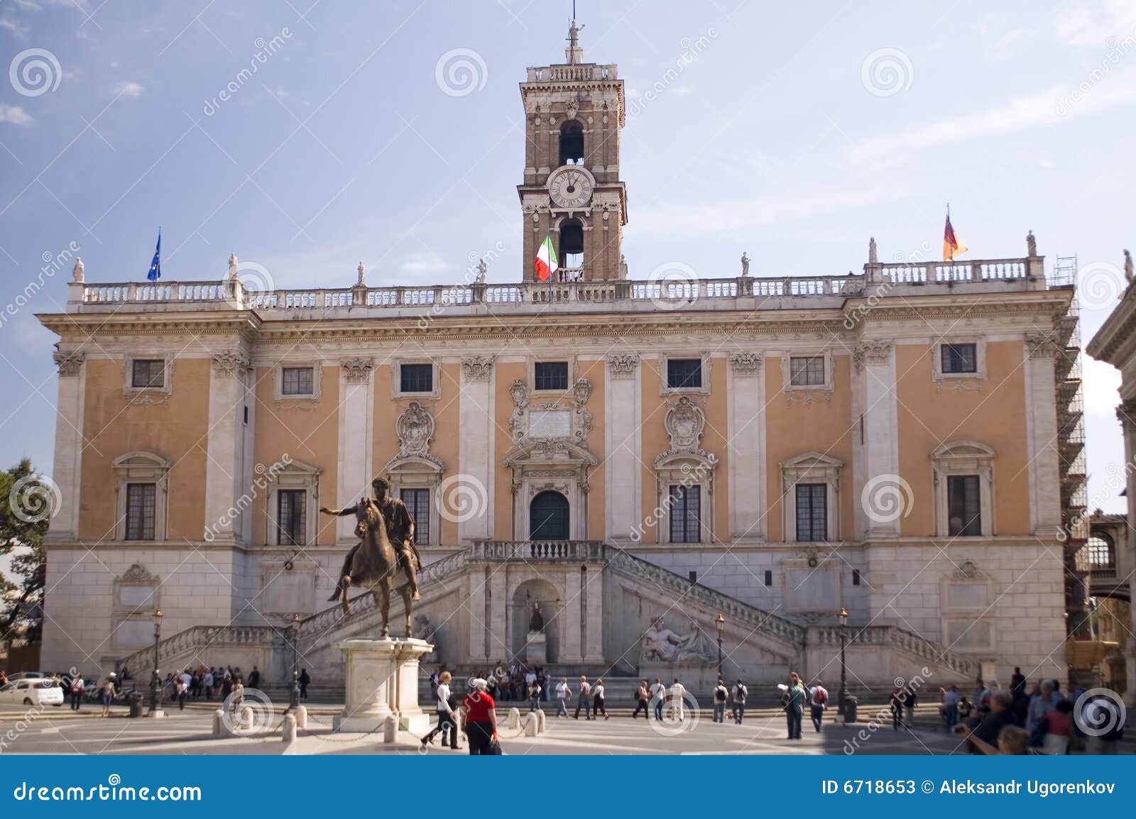 Het Capitool van Rome stock afbeelding. Image of beroemd - 6718653