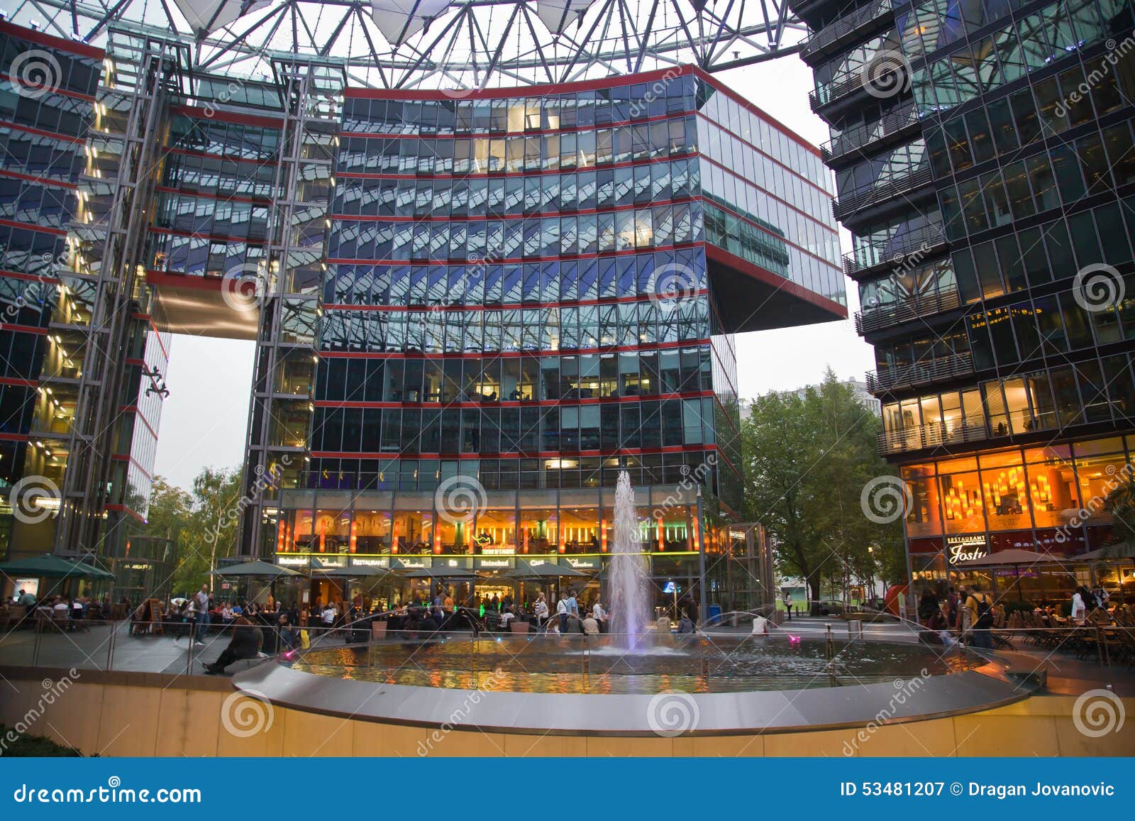 Het Centrum Berlijn Van Sony Redactionele Fotografie - Image of ontwerp ...