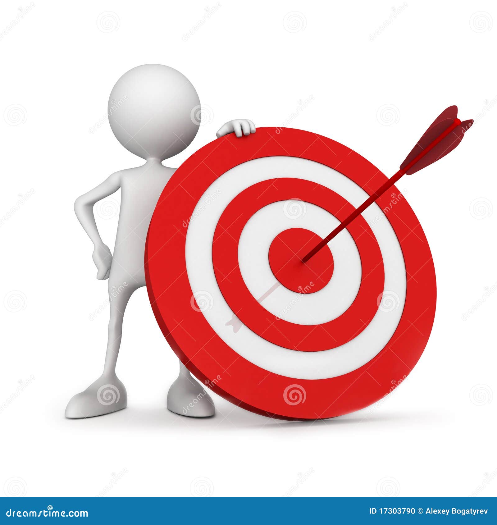 Het centrum van het doel stock illustratie. Illustration of zaken ...