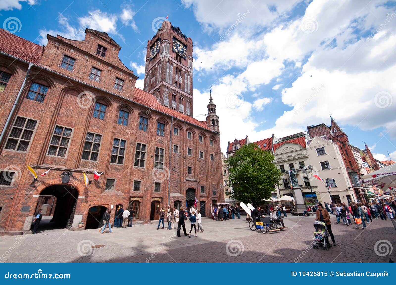 Het Centrum Van Torun, Polen Redactionele Afbeelding - Image of ...