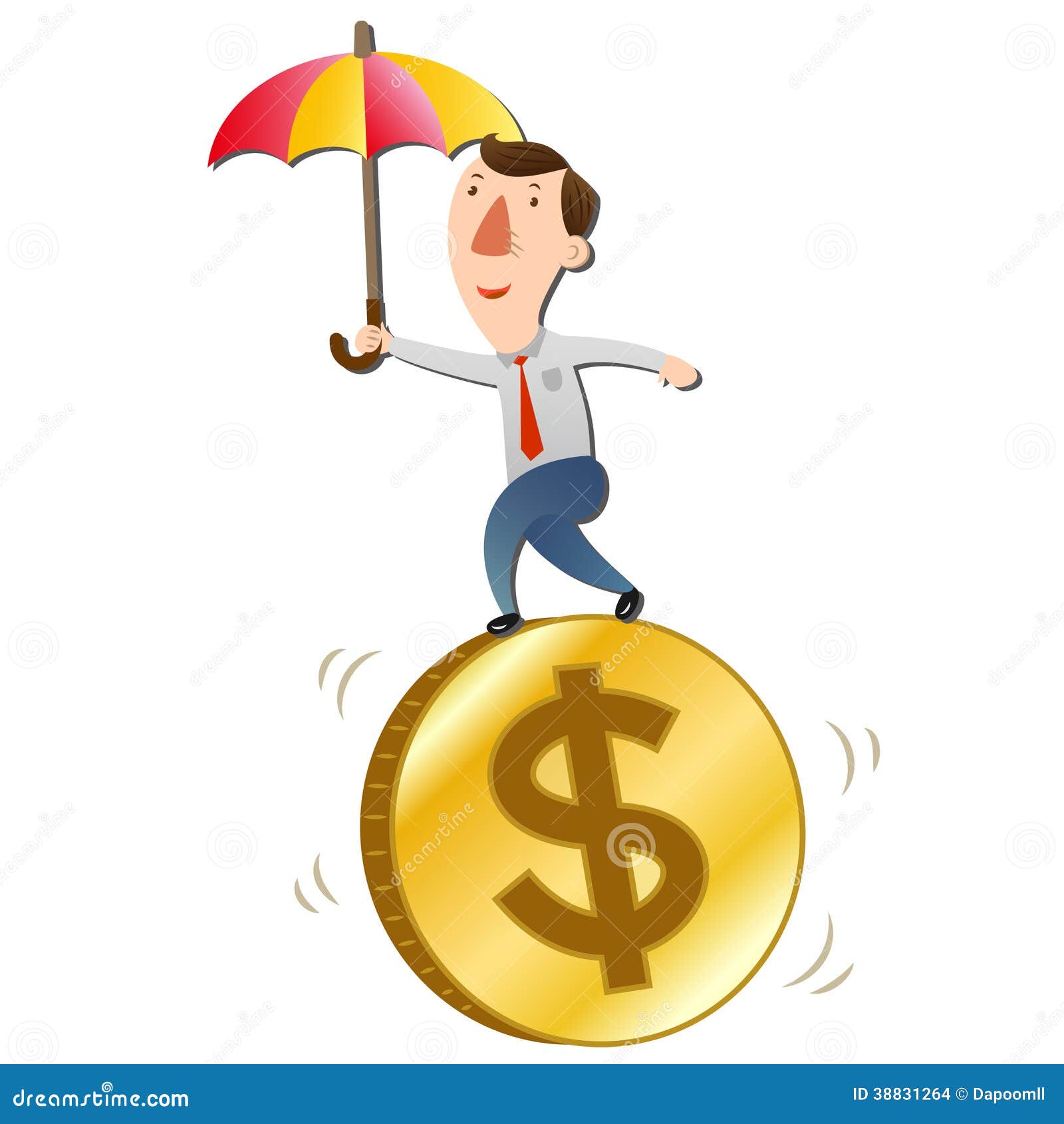 Het Concept Prijsstabiliteit Vector Illustratie - Illustration of ...