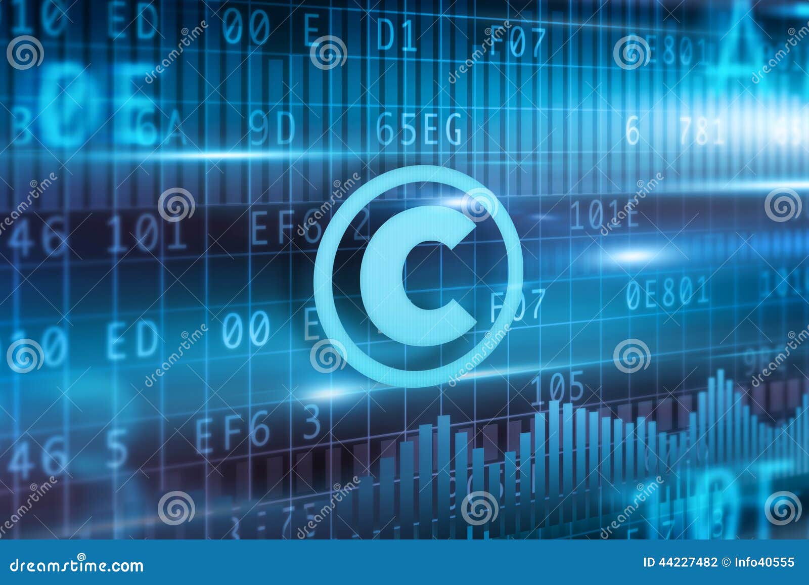 Het concept van Copyright stock illustratie. Illustration of octrooi ...