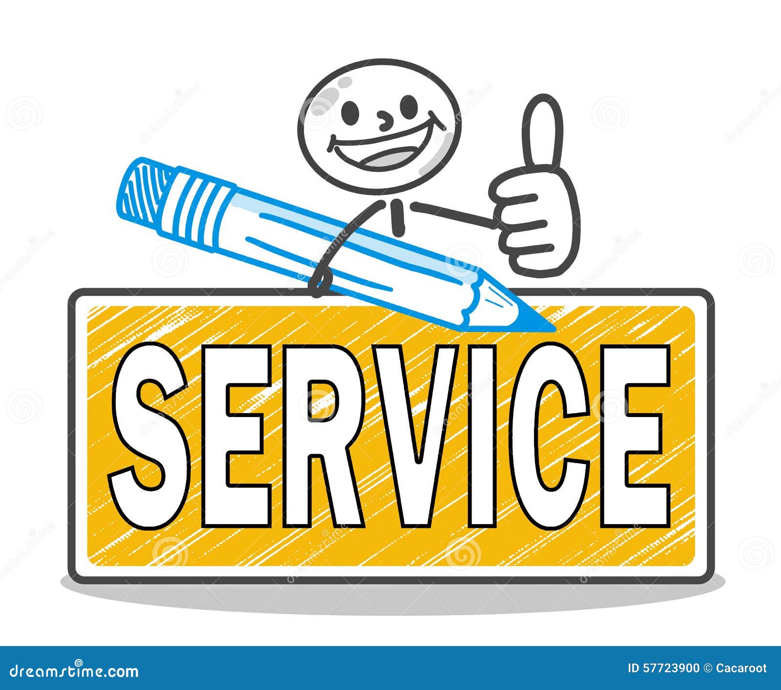 Het Concept Van De Dienst Vector Beeld Van Kelner Stock Illustratie ...