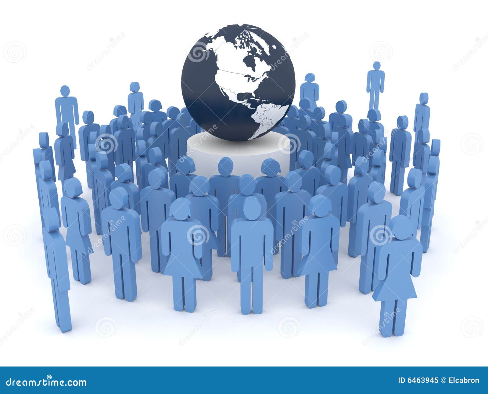 Het Concept Van De Globalisering Stock Illustratie - Illustration of ...