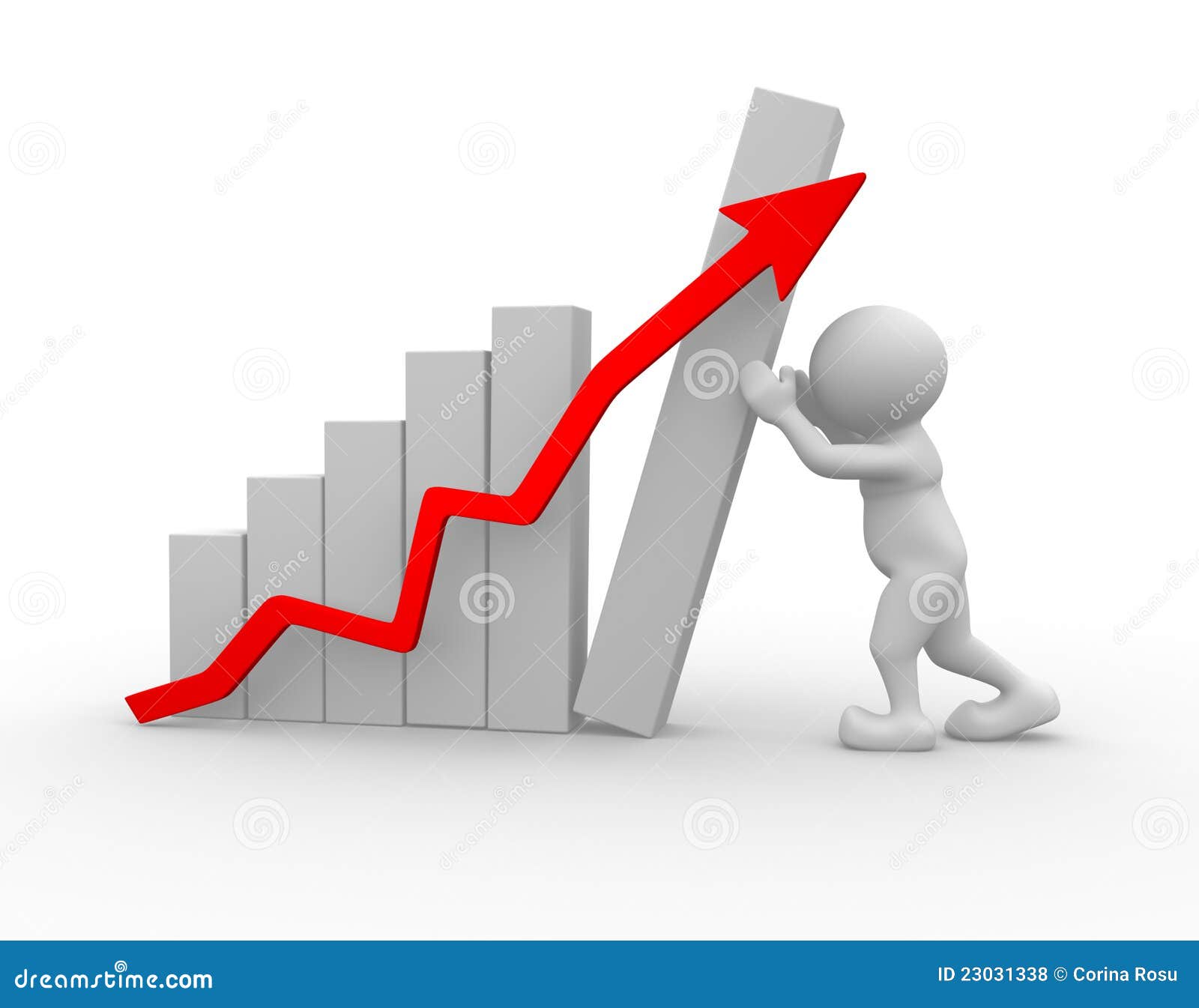 Het concept van de groei stock illustratie. Illustration of grafisch ...