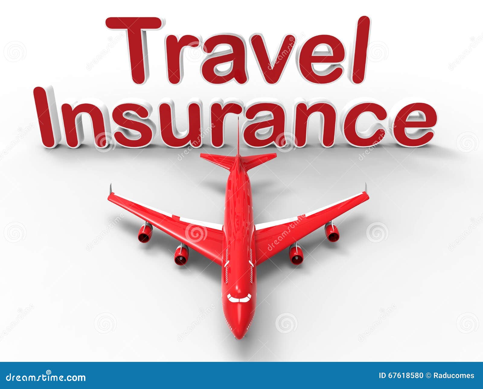 Het Concept Van De Reisverzekering Stock Illustratie - Illustration of ...