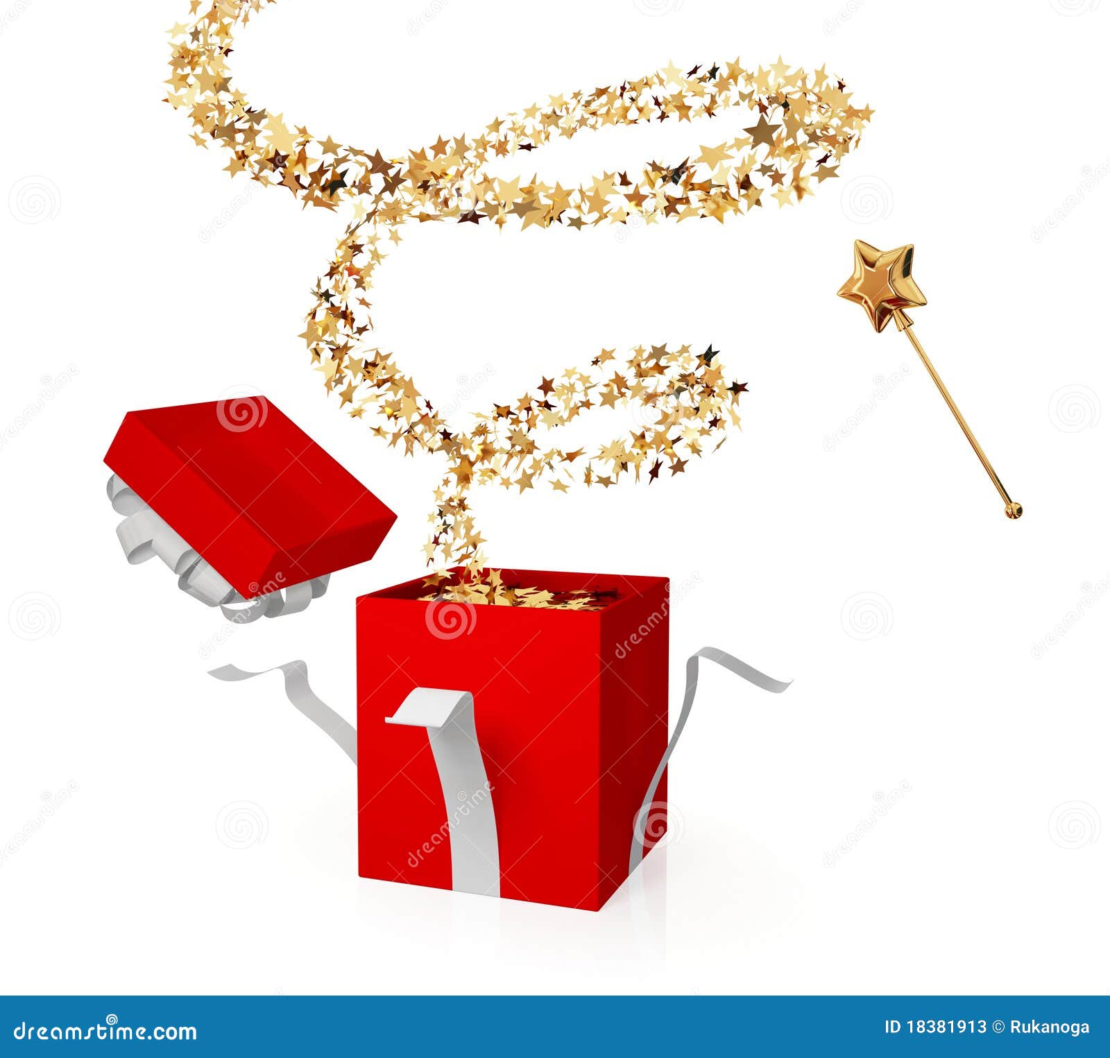 Het Concept Van De Verrassing. Stock Afbeelding - Image of decoratief ...