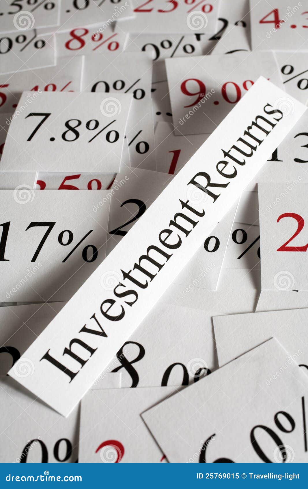 Het Concept Van De Winst Van De Investering Stock Afbeelding - Image of ...