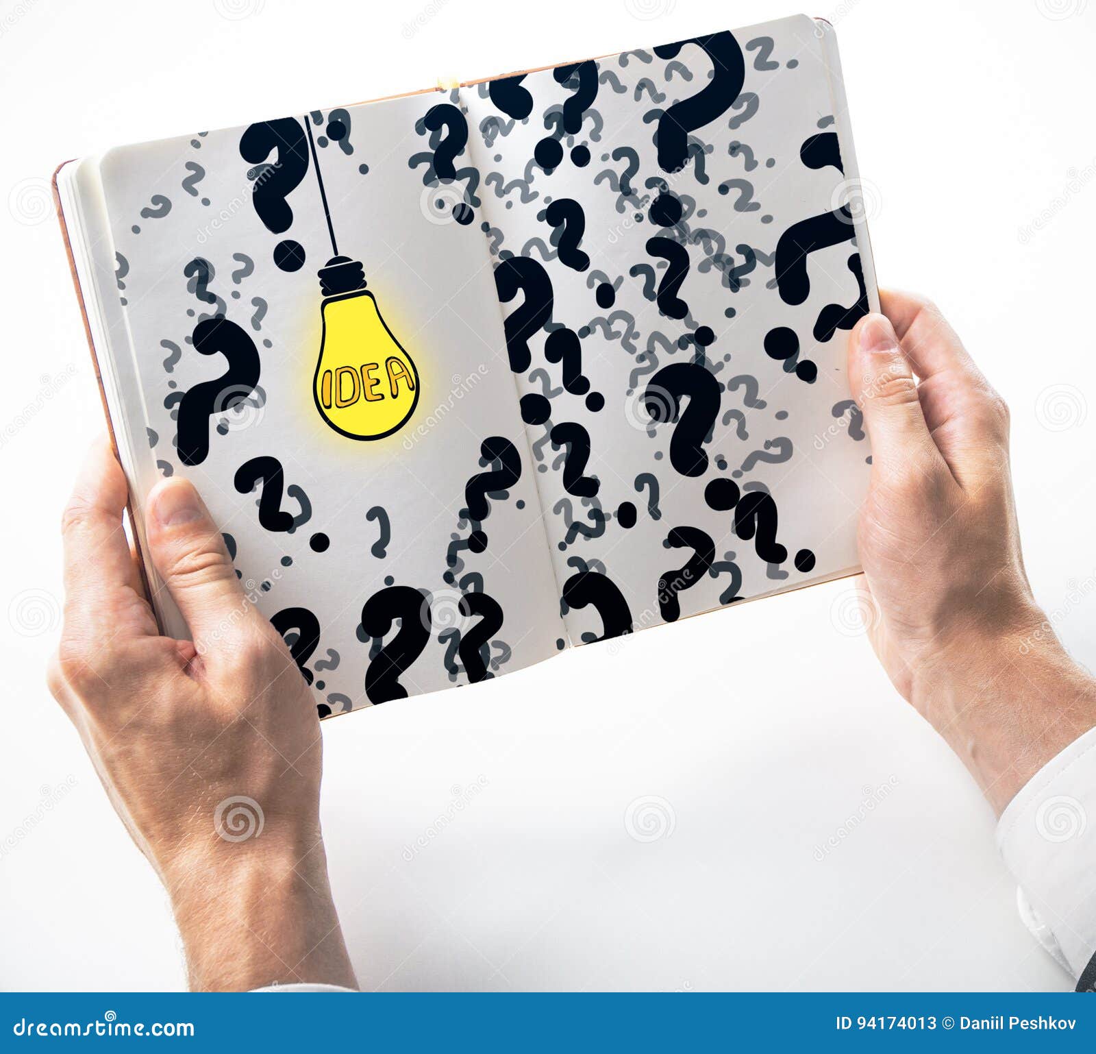 Het concept van het idee stock afbeelding. Image of handen - 94174013