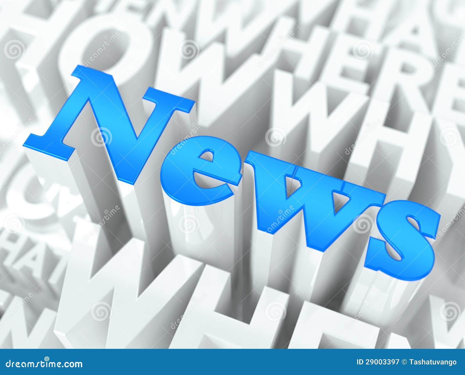 Het Concept Van Het Nieuws. Stock Illustratie - Illustration of ...