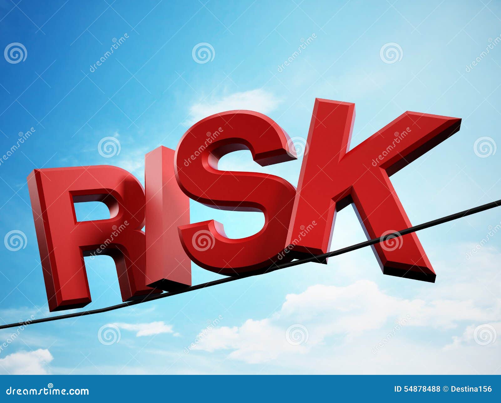 Het concept van het risico stock illustratie. Illustration of gevaar ...