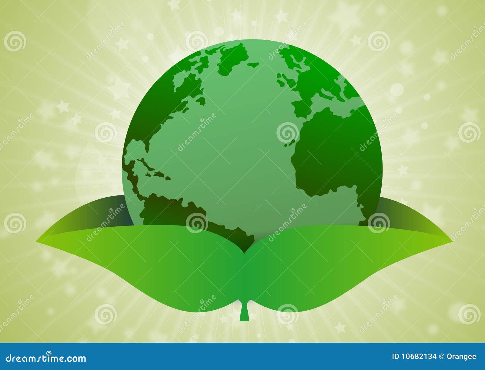 Het Concepten Groene Aarde Van Het Milieu Vector Illustratie ...