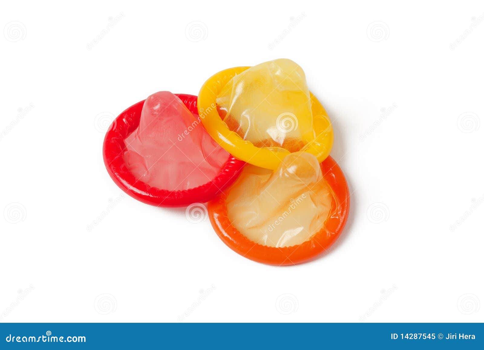 Het condoom van de kleur stock afbeelding. Image of knipsel - 14287545