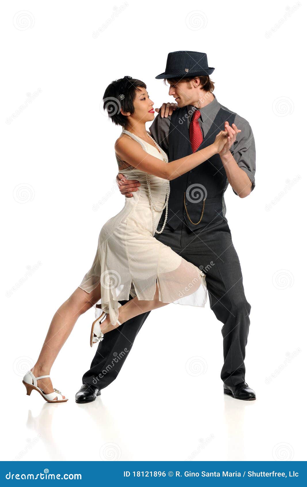 Het Dansen Van Het Paar Tango Stock Foto - Image of uitvoerder, modern ...
