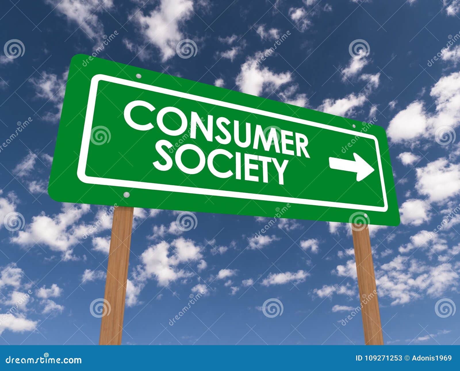 Het De Maatschappijteken Van De Consument Stock Afbeelding - Image of ...