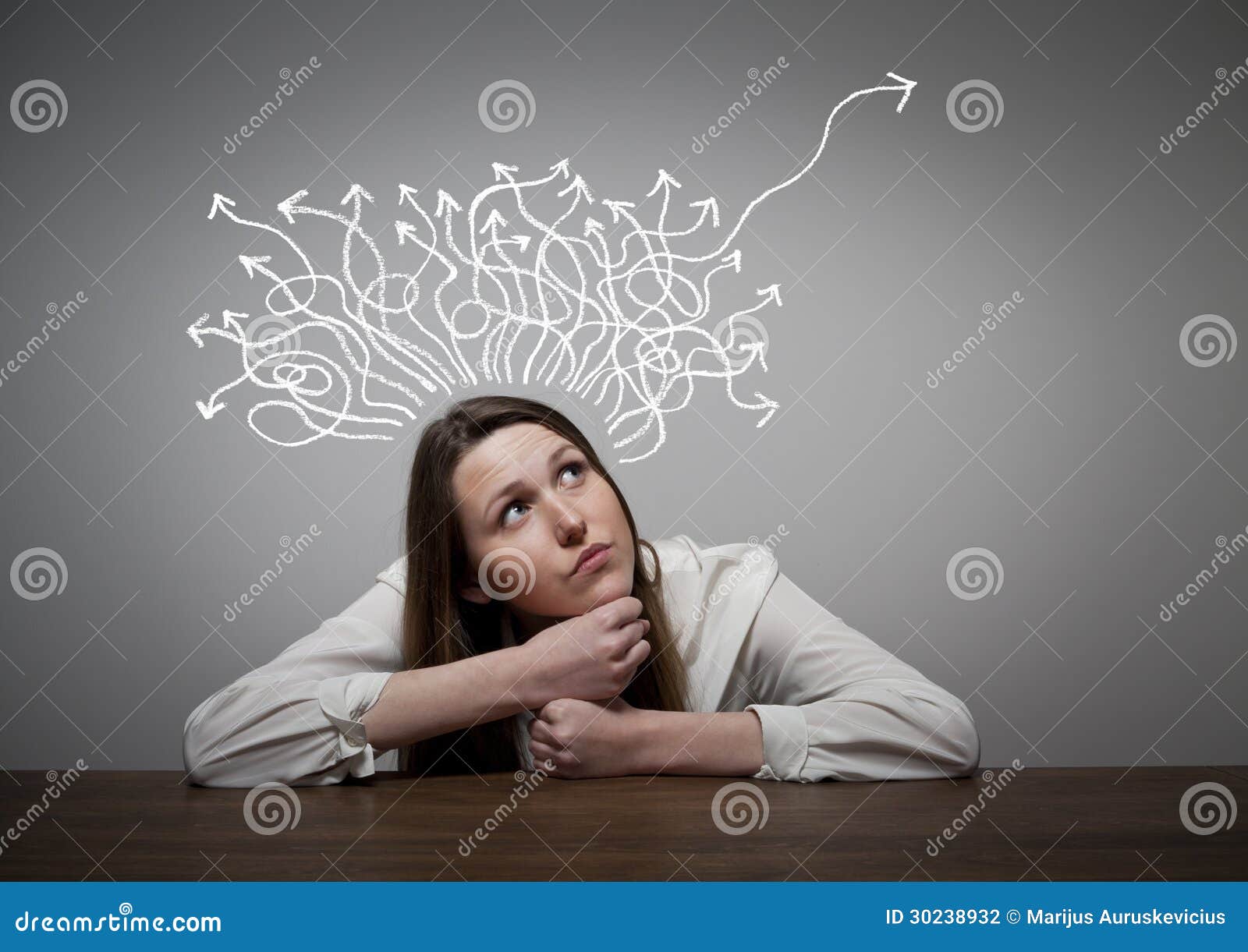 Het denken stock foto. Image of richting, aangeven, mensen - 30238932