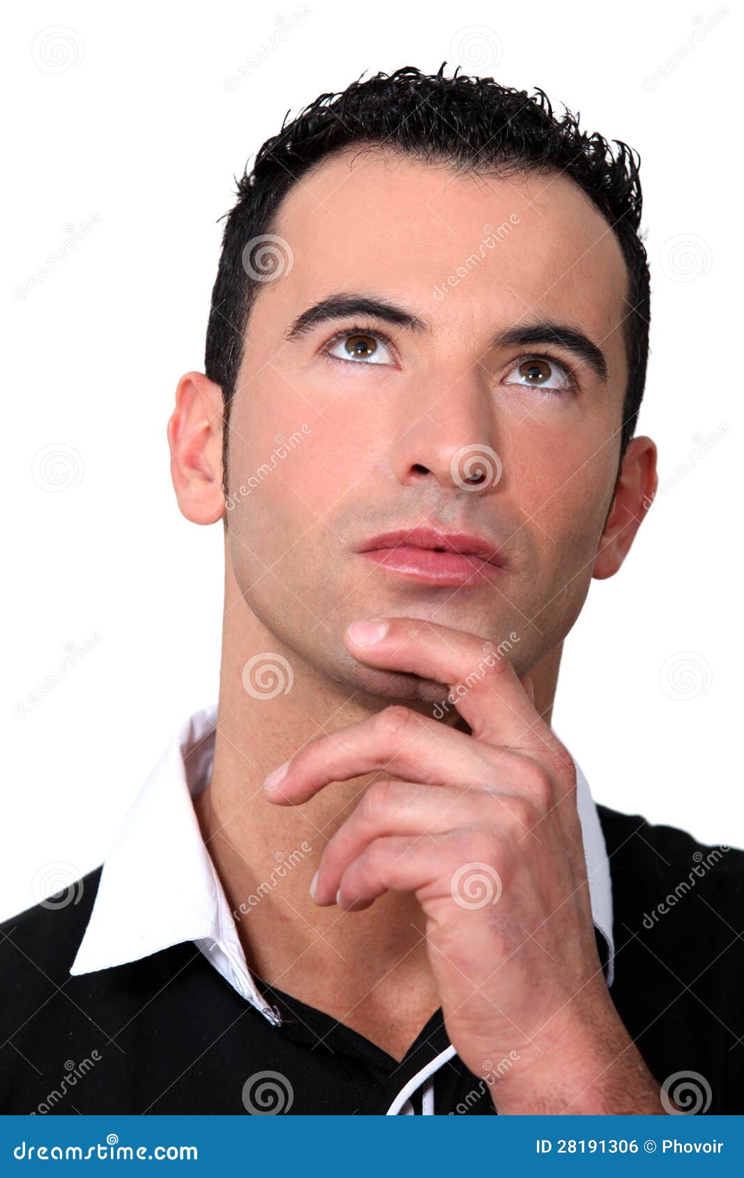 Het denken van de mens stock foto. Image of verbeelding - 28191306