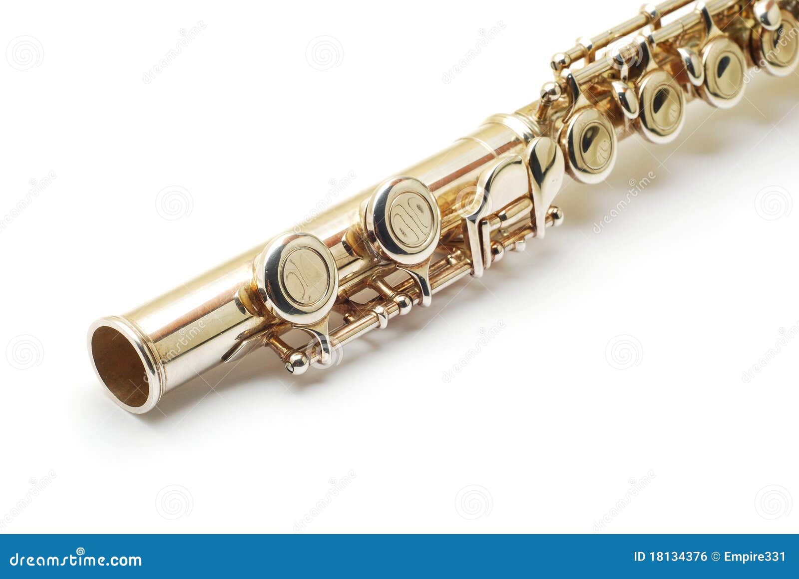 Het detail van de fluit stock foto. Image of klassiek - 18134376