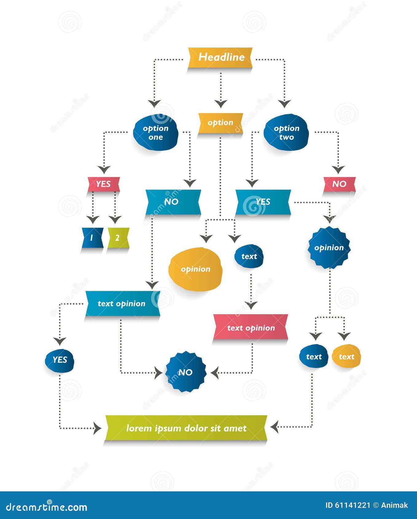 Het Diagram Van De Stroomgrafiek, Regeling Vector Illustratie ...