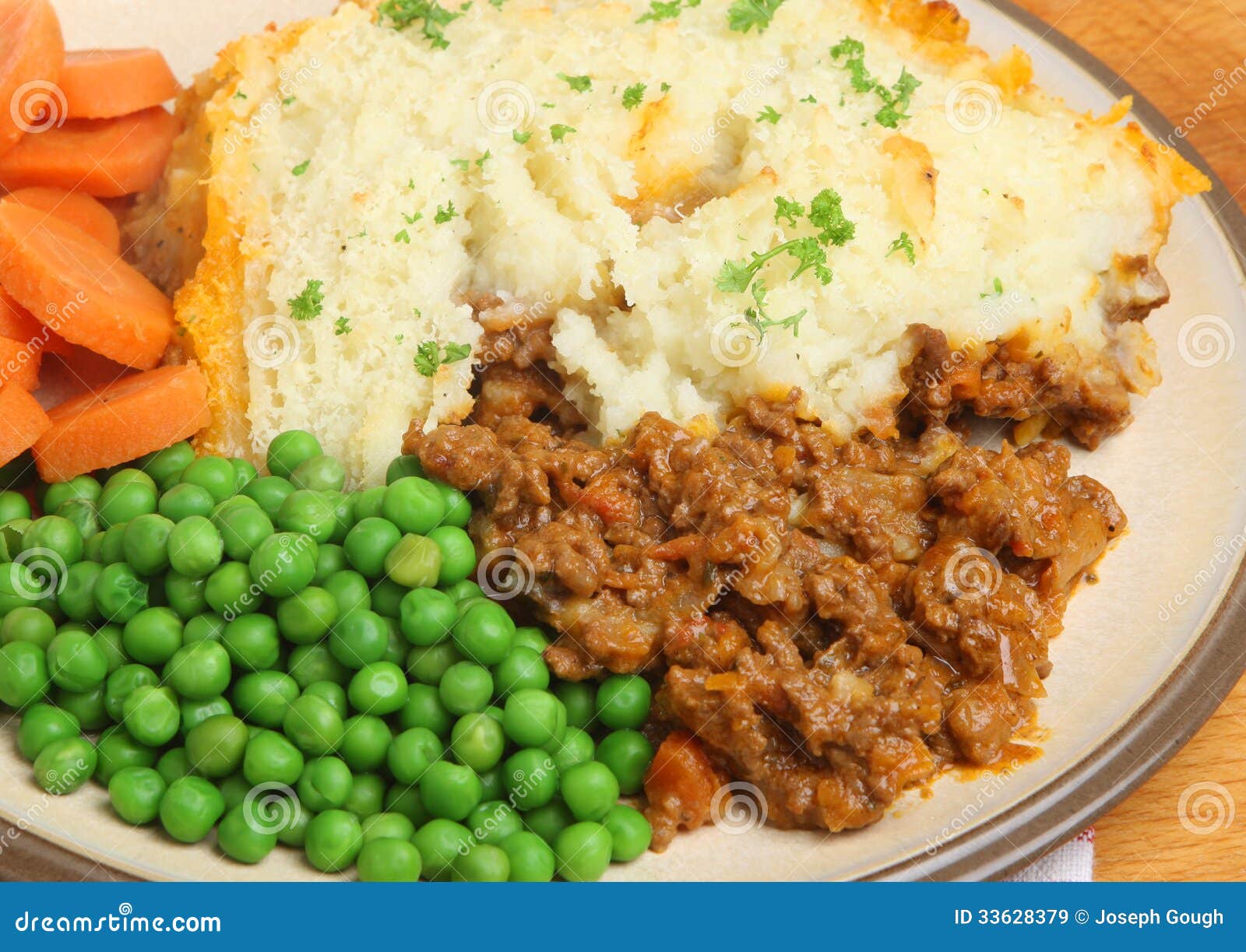 Het Diner Van De Herderspastei Stock Afbeelding - Image of diner ...