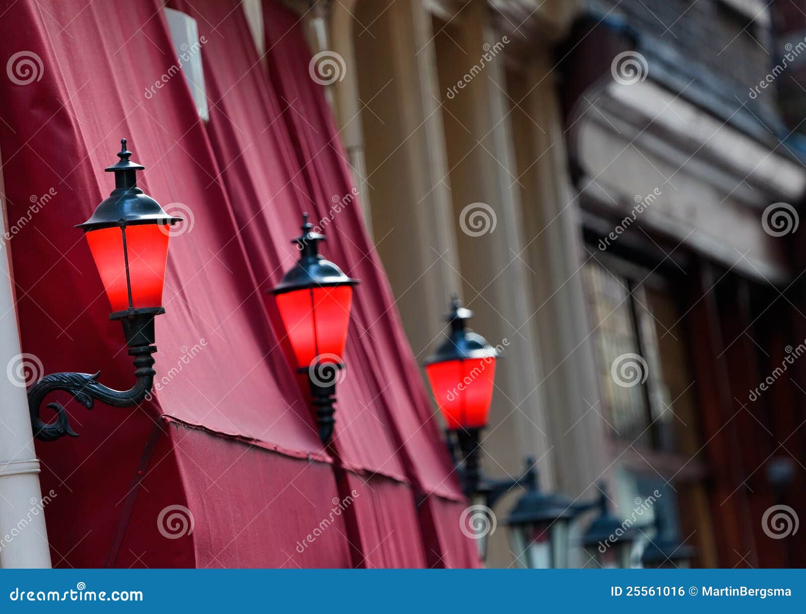 Het District Van Het Rood Licht in Amsterdam Stock Foto - Image of ...