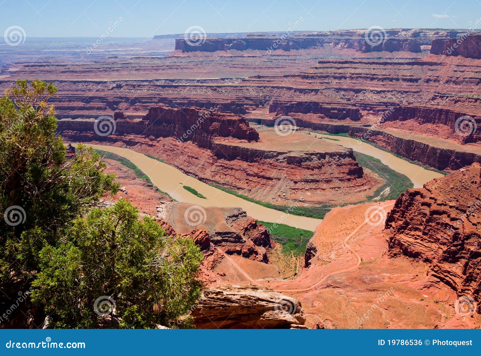 Het Dode Punt Van Het Paard Stock Foto - Image of rood, groen: 19786536