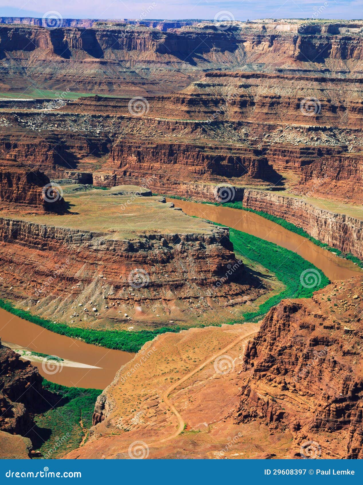 Het Dode Punt Van Het Paard Stock Afbeelding - Image of landschap ...
