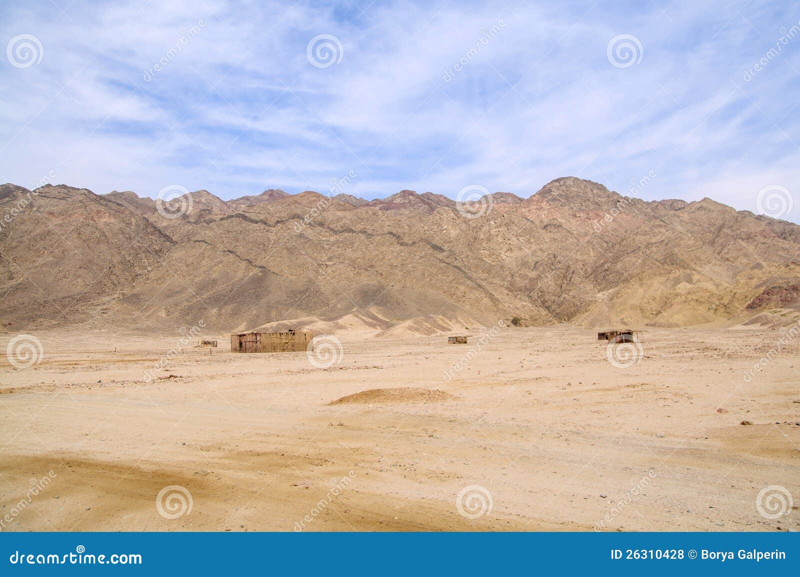 Het dorp van de woestijn stock foto. Image of huis, horizon - 26310428