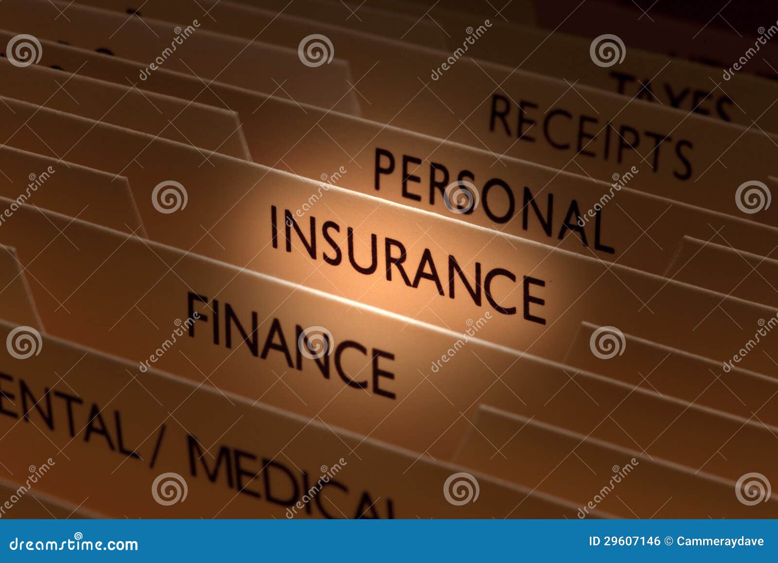 Het Dossier Van De Verzekering Stock Foto - Image of aanvrage ...