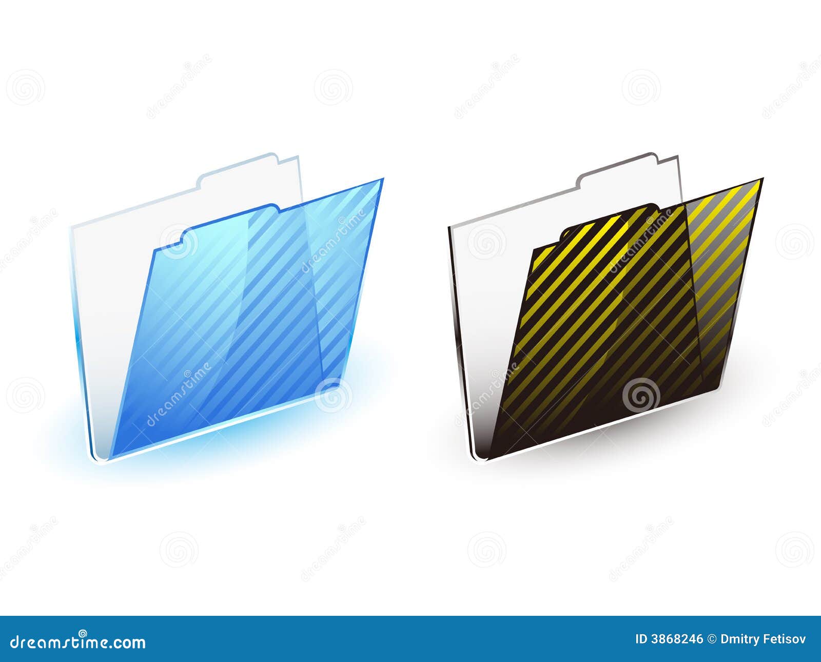 Het Dossier Van Het Pictogram Vector Illustratie - Illustration of ...