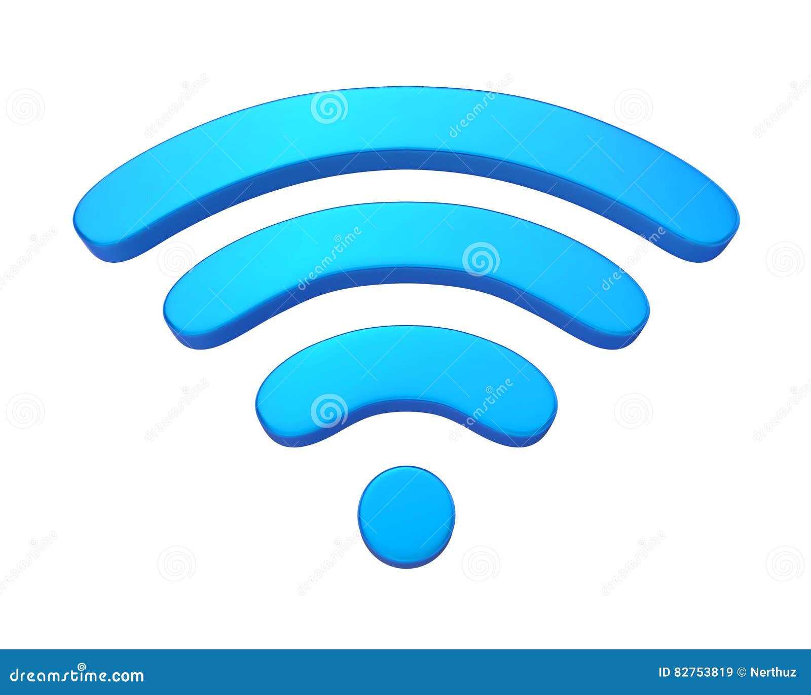 Het Draadloze Symbool Van Het Netwerk Stock Illustratie - Illustration ...