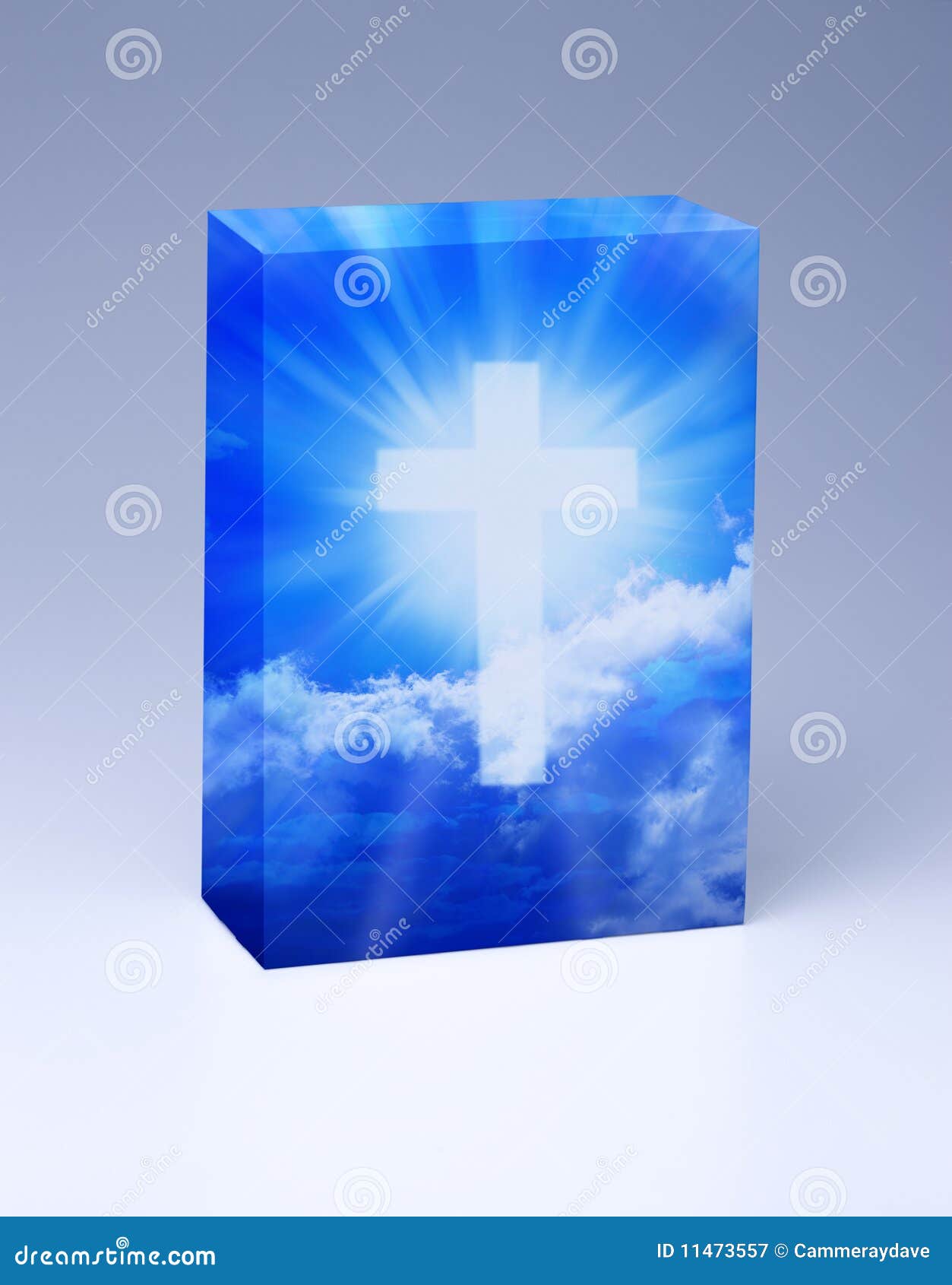 Het Dwars Christendom Van Het Geloof Stock Illustratie - Illustration ...