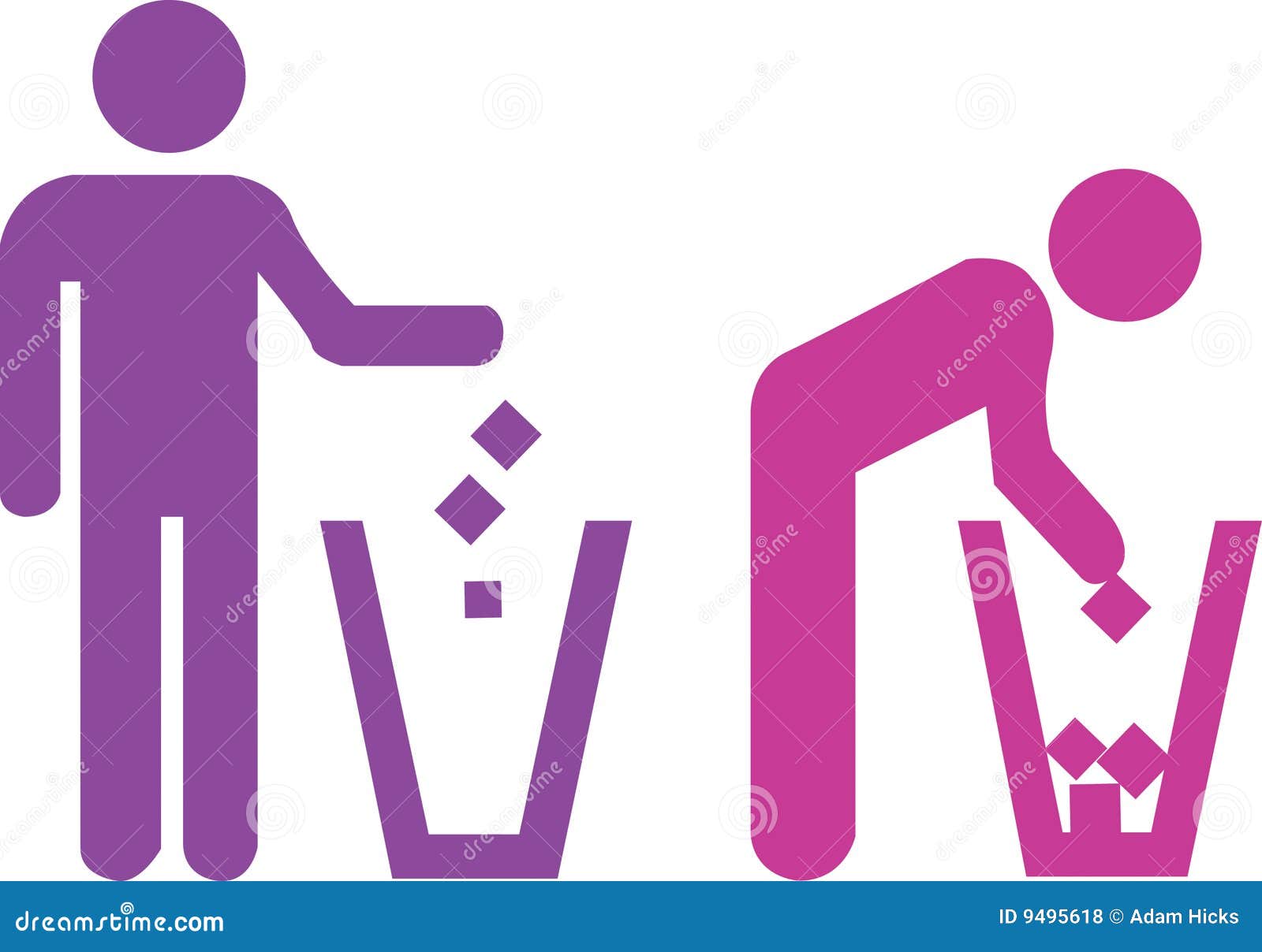 Het een rommel maken van vector illustratie. Illustration of kipwagen ...