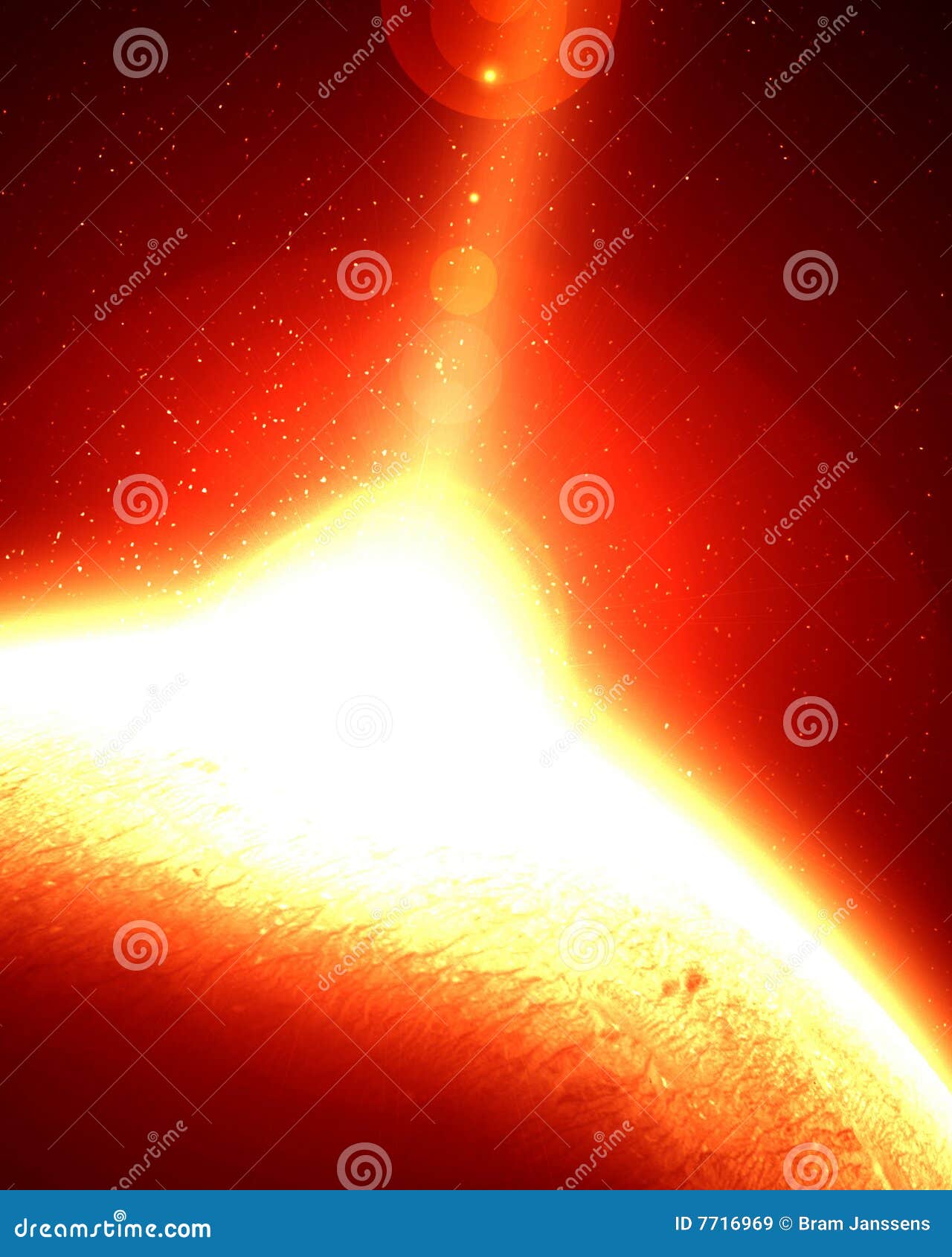 Het effect van de meteoor stock illustratie. Illustration of ruimte ...