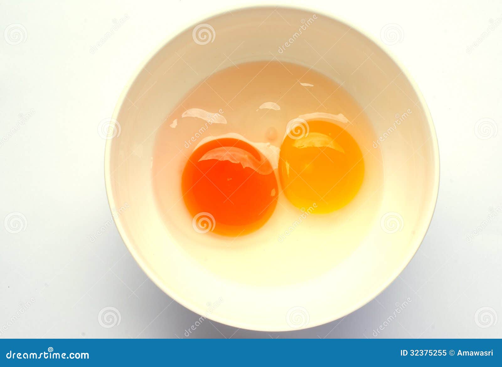 Het Ei Van De Kip, Het Ei Van De Eend Stock Afbeelding - Image of ...