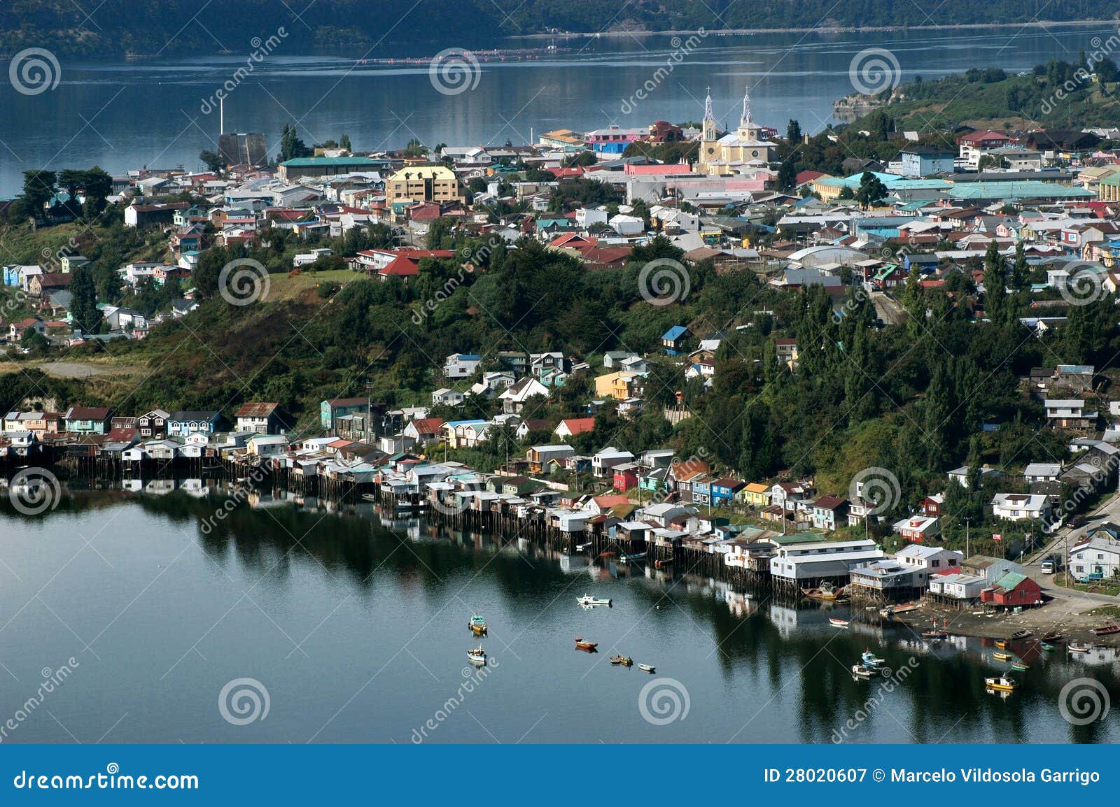 Het Eiland Van Chiloe, Chili Zuid-Amerika Stock Afbeelding - Image of ...
