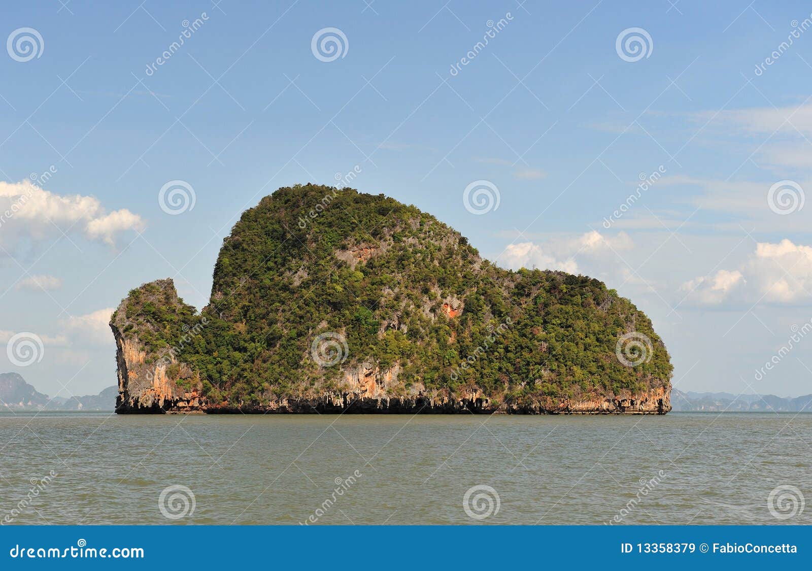 Het Eiland van de olifant stock afbeelding. Image of rots - 13358379