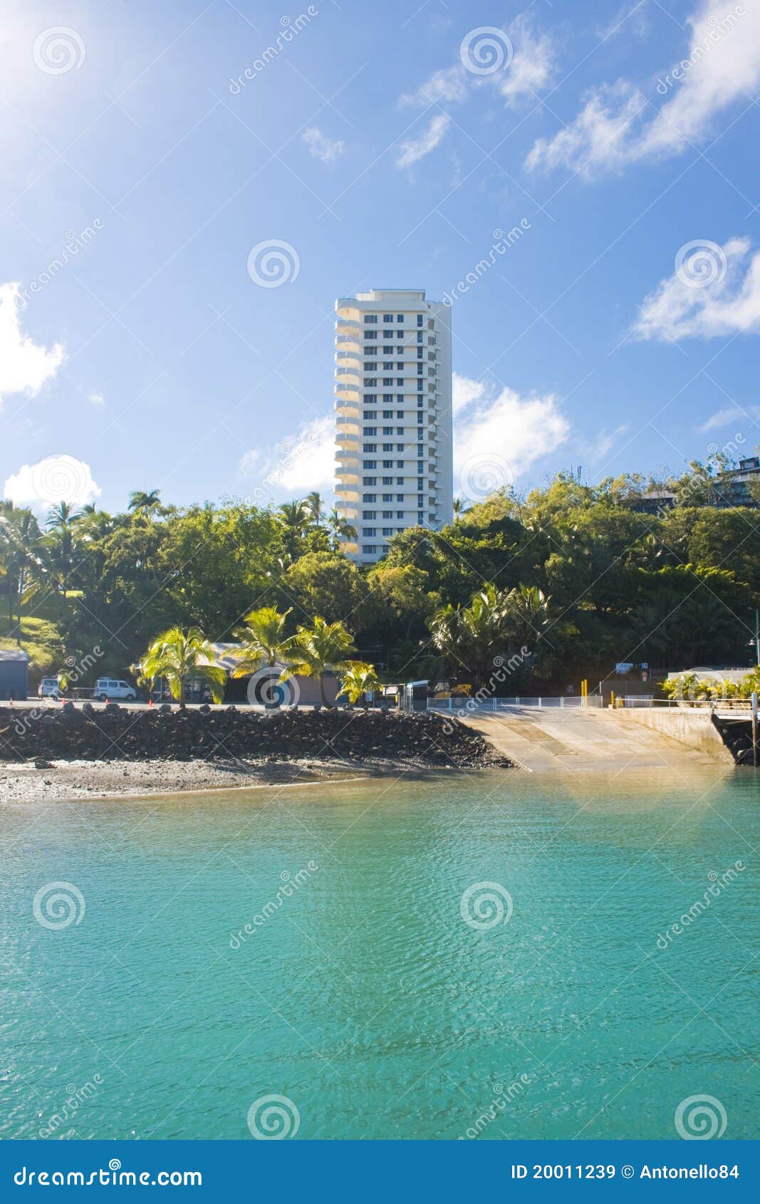 Het eiland van Hamilton stock afbeelding. Image of luxe - 20011239