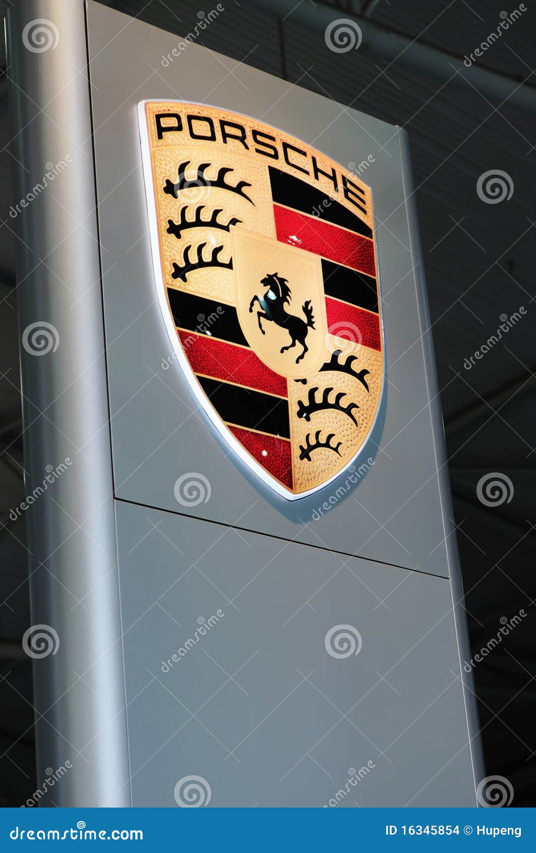 Het embleem van Porsche redactionele stock afbeelding. Image of ...