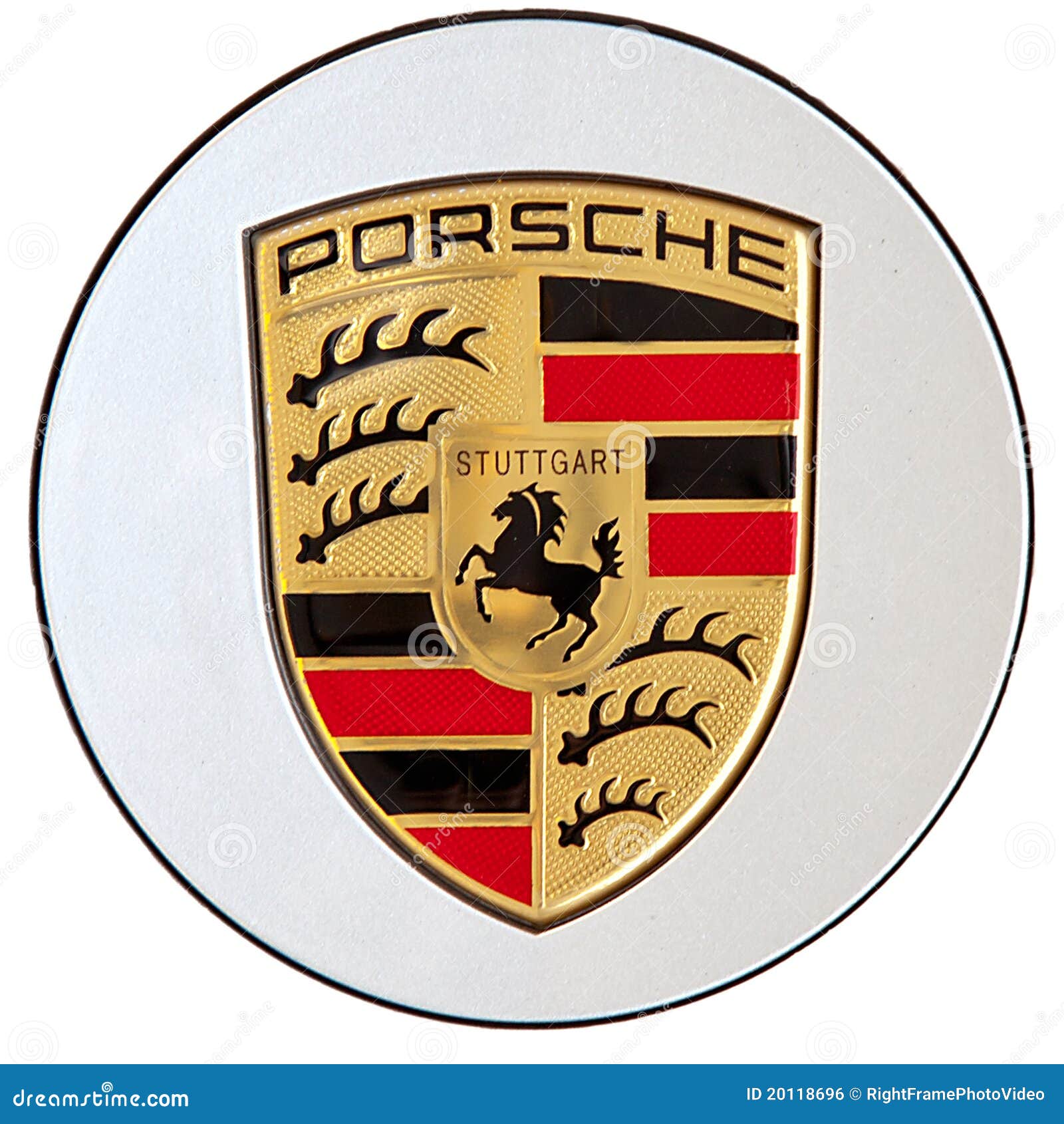 Het embleem van Porsche redactionele foto. Image of snel - 20118696
